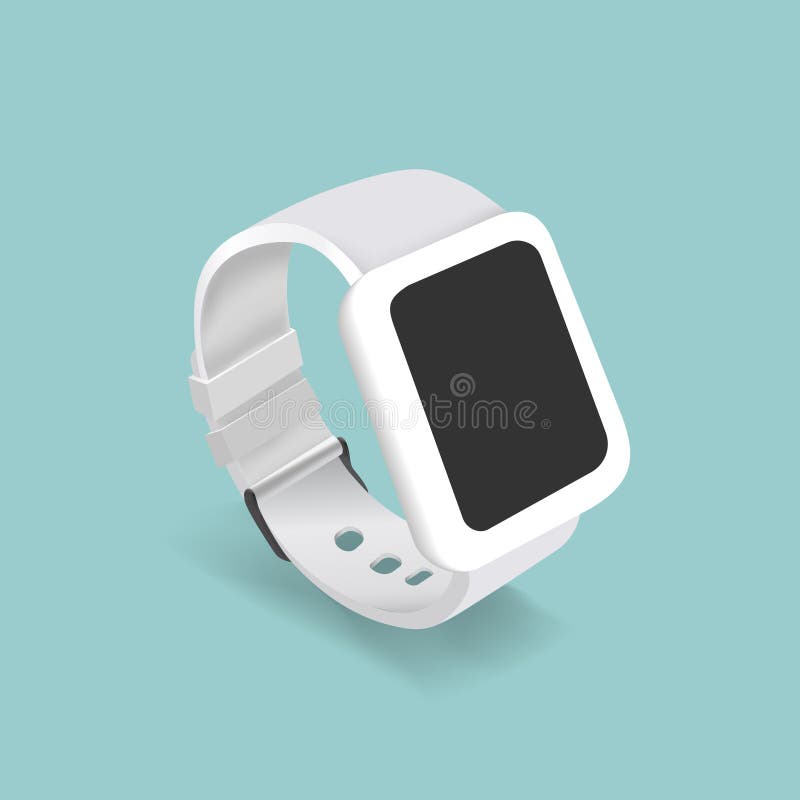 Vector of a smart watch stock vector. Illustration of electronic ...