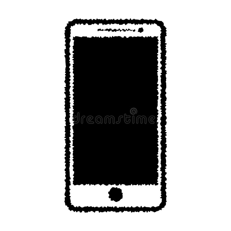 Vector of Smartphone White Color 8 Bit Pixel Style. EPS8 . Stock Vector ...
