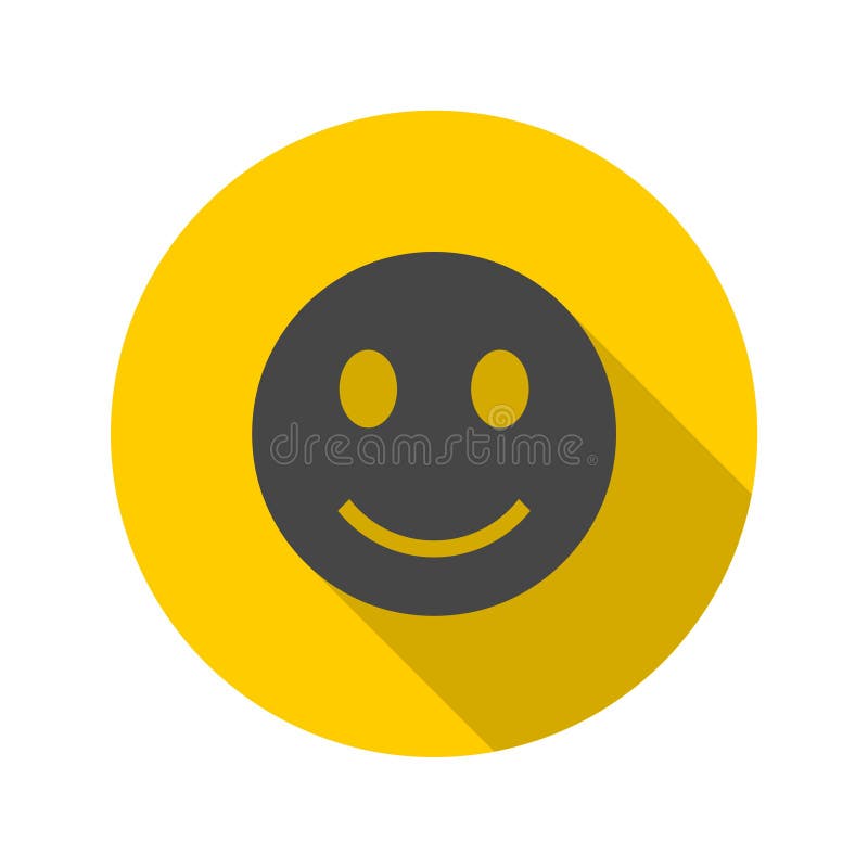 Vector Smile Icon stock vector. Illustration of facial - 121558182