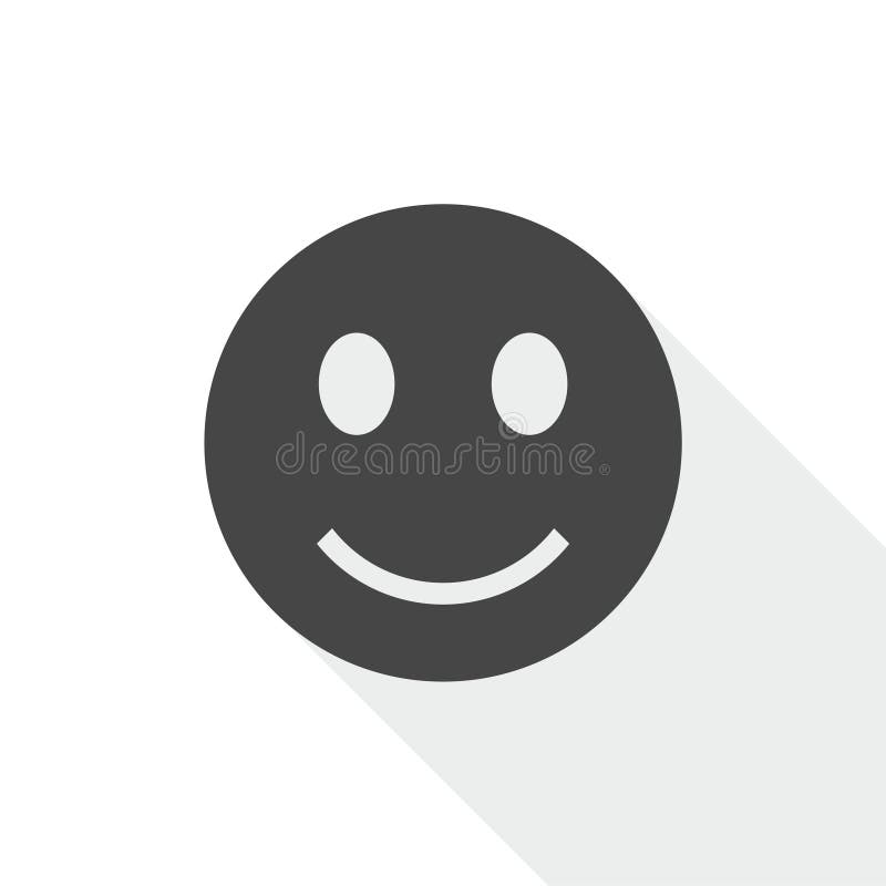 Vector Smile Icon stock vector. Illustration of laugh - 121558188