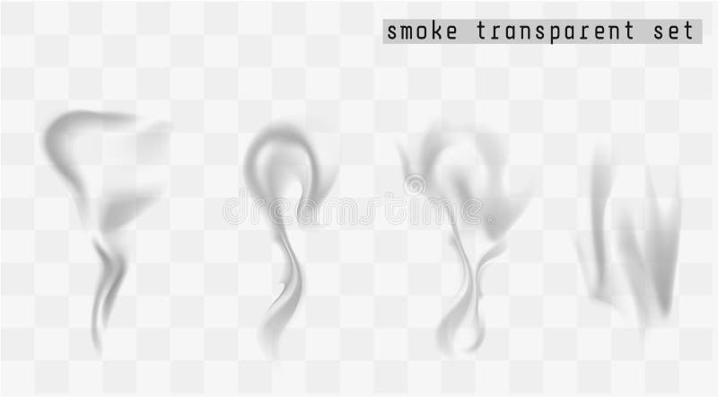 Vector Smoke Set. Vector Isolated Image of Smoke Stock Vector ...