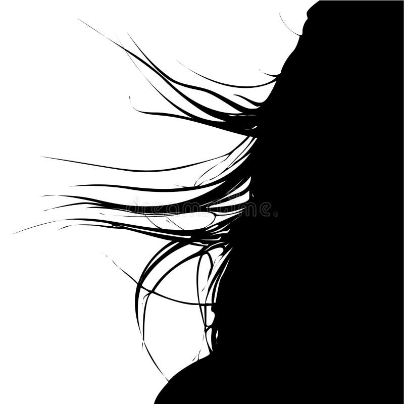 Vector curly hair stock vector. Illustration of vector - 2637096