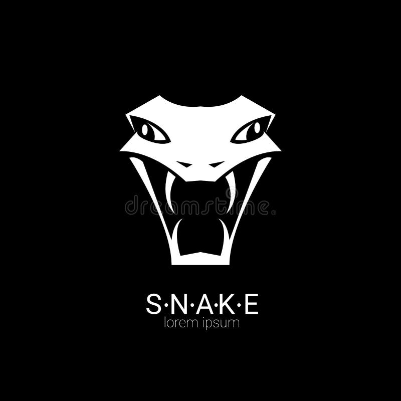 Vector Snake Simple Logo Design Element. Stock Vector - Illustration of ...