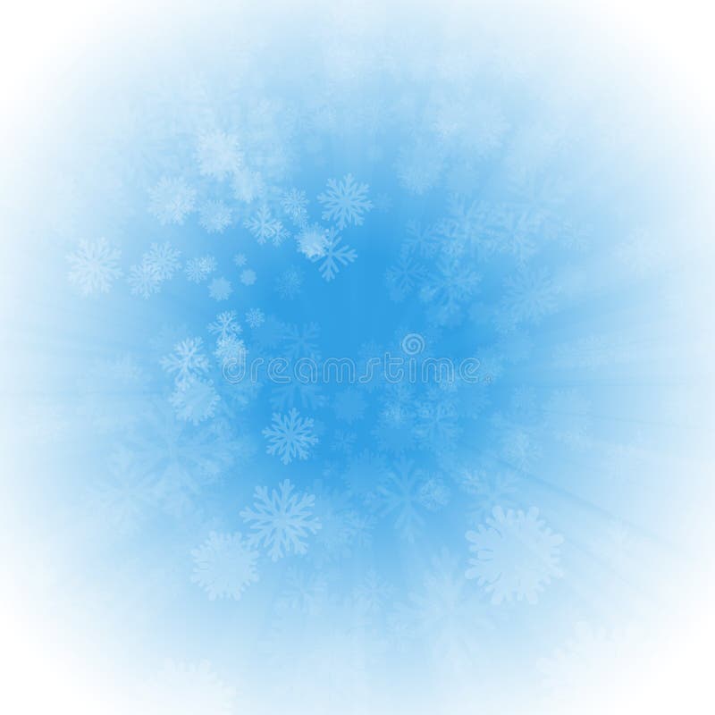 Vector : Snow Flake with Blue Background Stock Vector - Illustration of ...