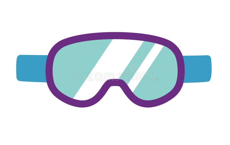Vector Snowboarding Ski Goggles ,mask Flat Snowboard, Winter Activity ...