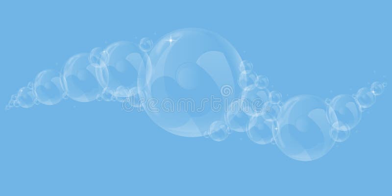 Vector Soap Bubble. Realistic Soap Bubble, Glare. Foam Bubbles. Powder ...