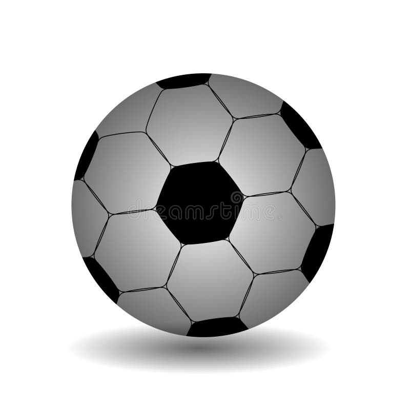 Vector soccer ball stock vector. Illustration of isolated - 13132511