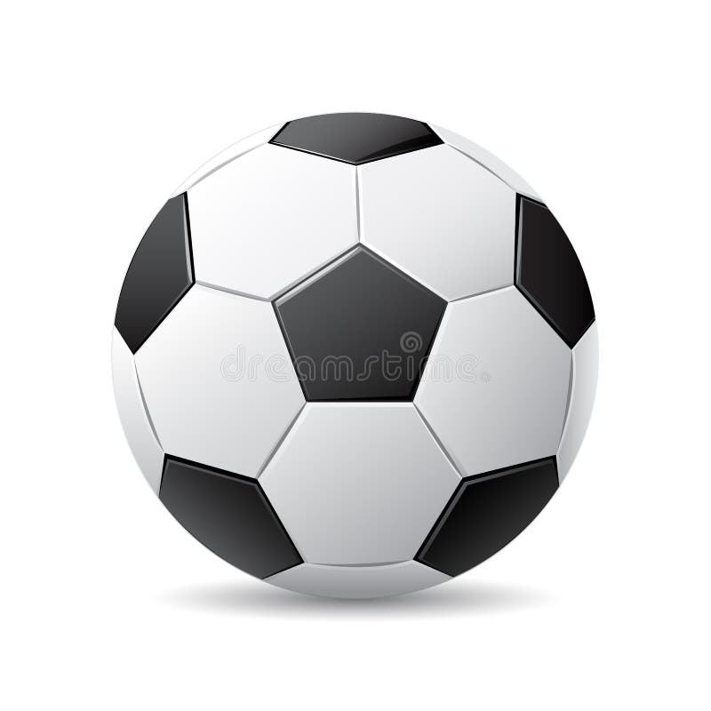 Vector soccer ball stock vector. Illustration of ball - 10476806