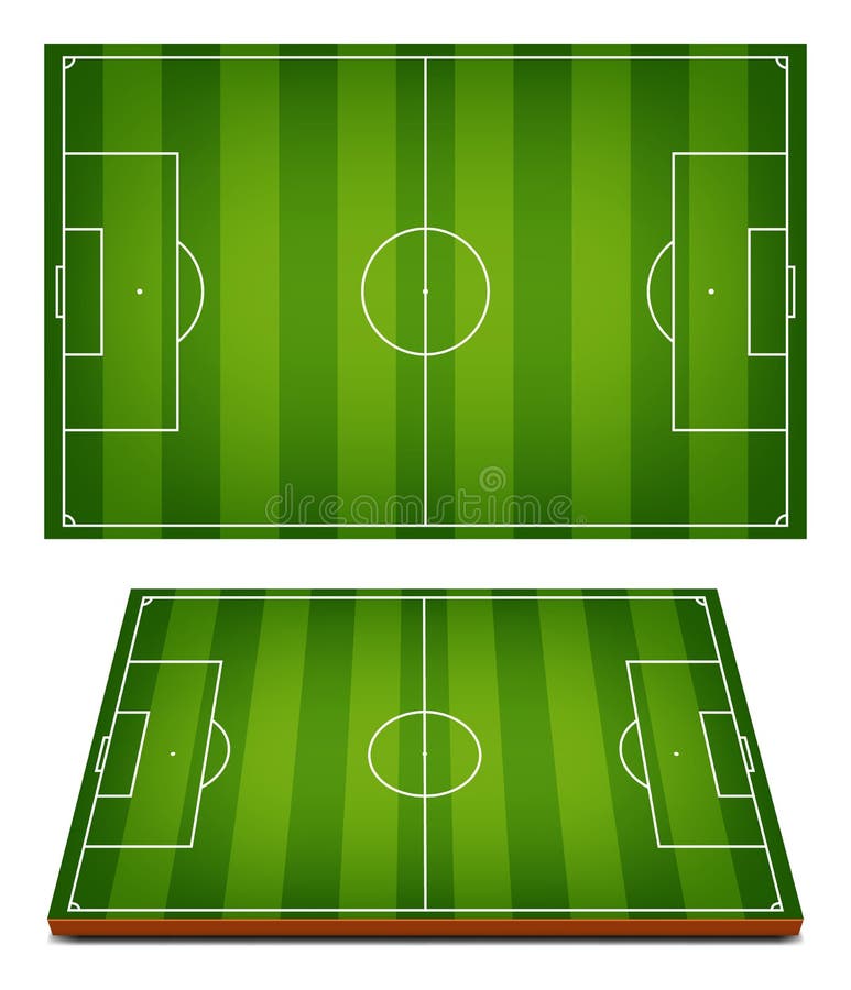 Vector Soccer Fields Striped Grass Stock Illustrations – 7 Vector ...