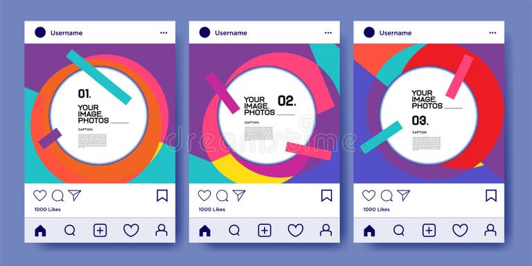 Vector Social Media Post and Feed Design Template Stock Vector ...