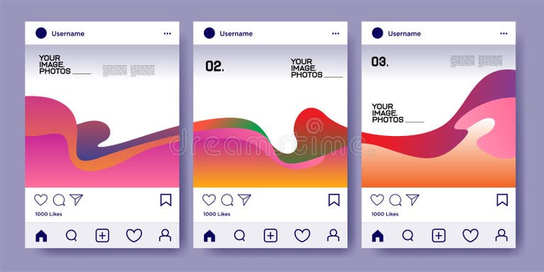 Vector Social Media Post and Feed Design Template Stock Vector ...