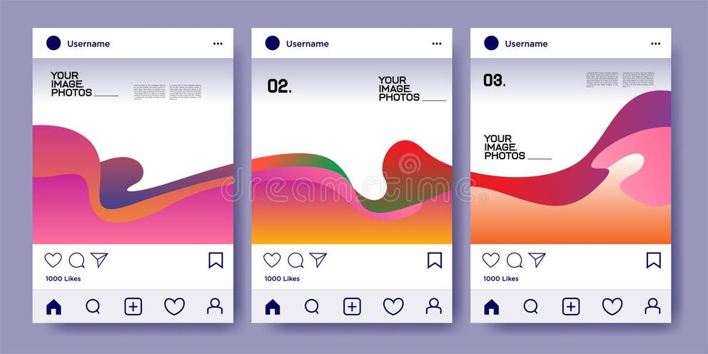 Vector Social Media Post and Feed Design Template Stock Vector ...