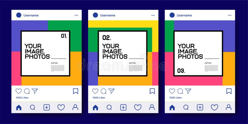 Vector Social Media Post and Feed Design Template Stock Vector ...