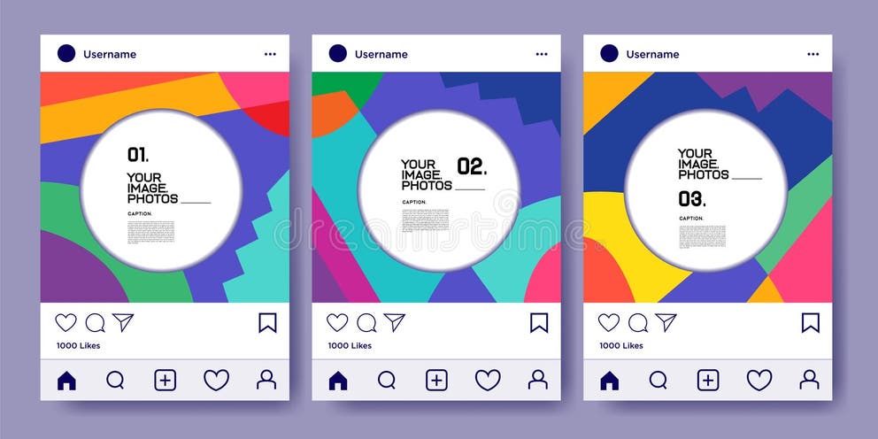 Vector Social Media Post and Feed Design Template Stock Vector ...