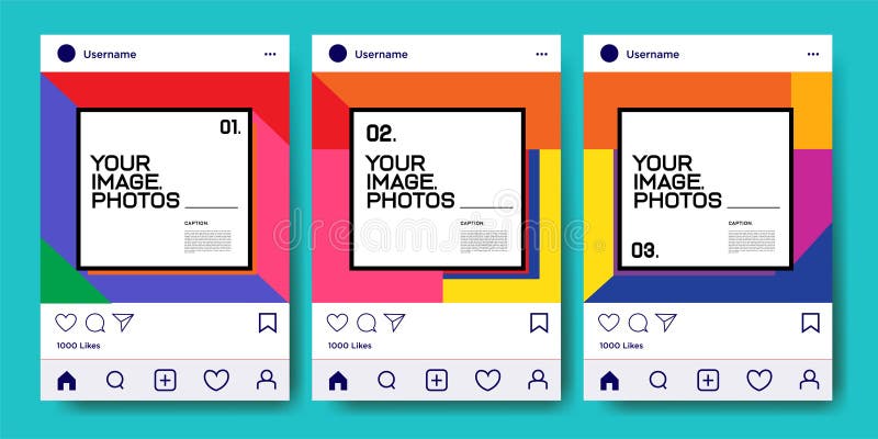 Vector Social Media Post and Feed Design Template Stock Vector ...