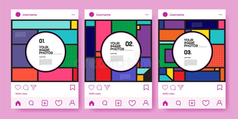 Vector Social Media Post and Feed Design Template Stock Vector ...