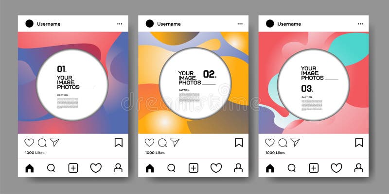 Vector Social Media Post and Feed Design Template Stock Vector ...