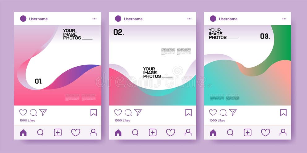 Vector Social Media Post and Feed Design Template Stock Vector ...