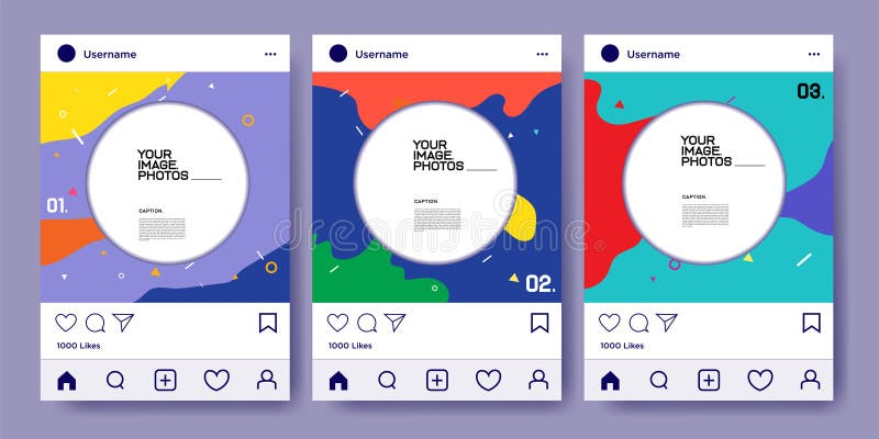 Vector Social Media Post and Feed Design Template Stock Vector ...