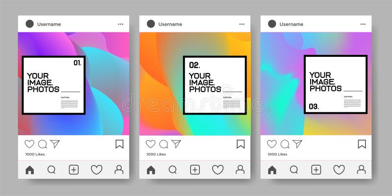 Vector Social Media Post and Feed Design Template Stock Vector ...