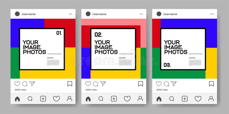 Vector Social Media Post and Feed Design Template Stock Vector ...