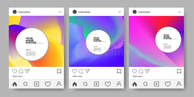 Vector Social Media Post and Feed Design Template Stock Vector ...