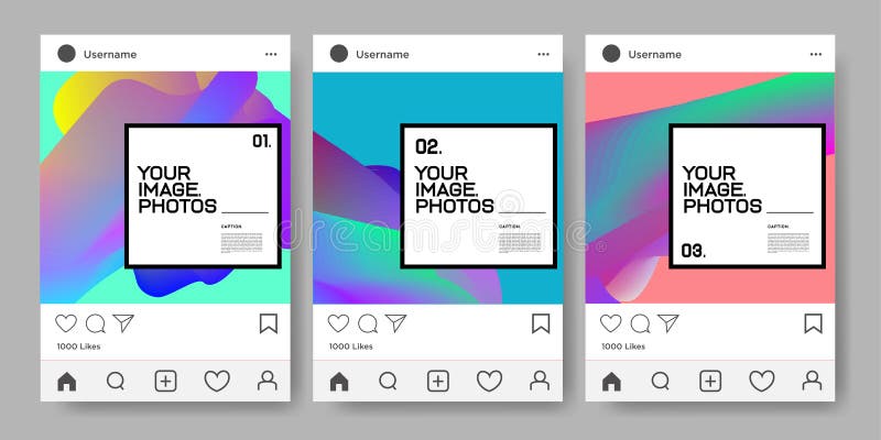 Vector Social Media Post and Feed Design Template Stock Vector ...