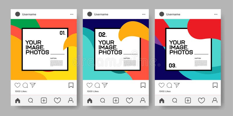 Vector Social Media Post and Feed Design Template Stock Vector ...