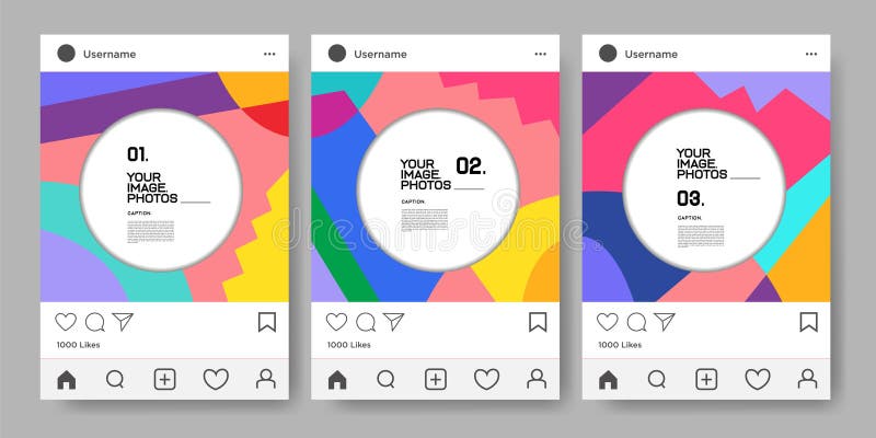 Vector Social Media Post and Feed Design Template Stock Vector ...