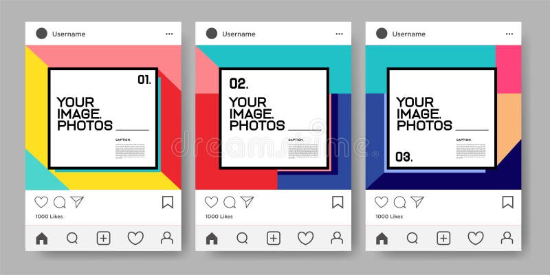 Vector Social Media Post and Feed Design Template Stock Vector ...