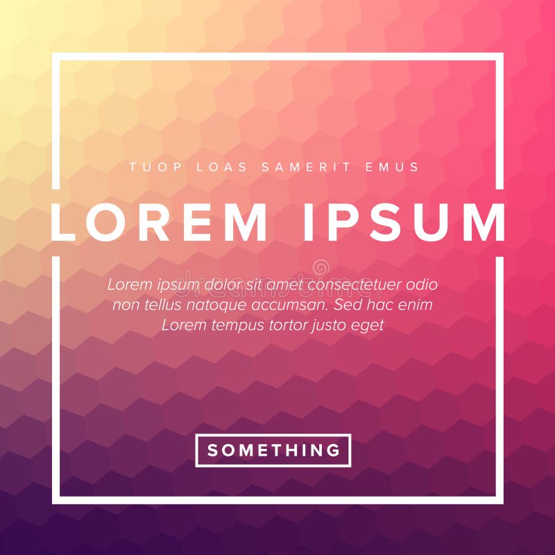 Social media post template stock vector. Illustration of professional ...