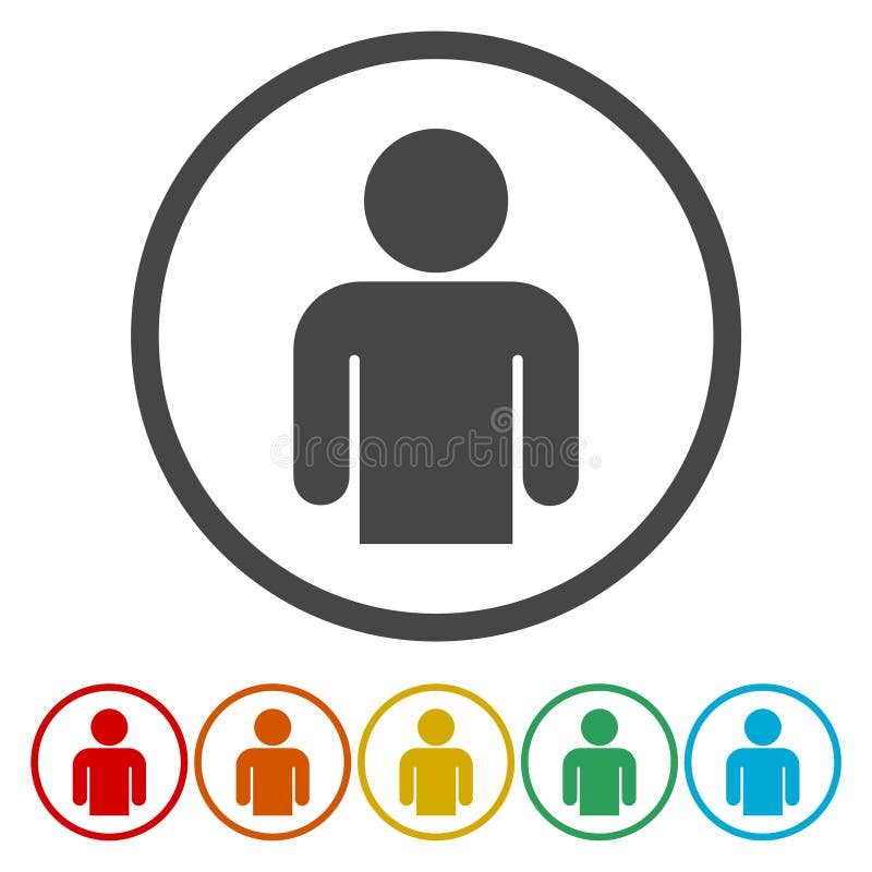 Vector Social Network Button. Users Icon Design Element Stock Vector ...