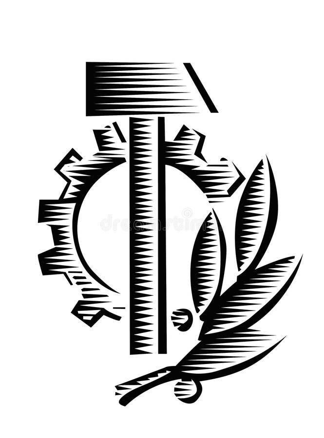 Vector socialist symbol stock vector. Illustration of sign - 16420483