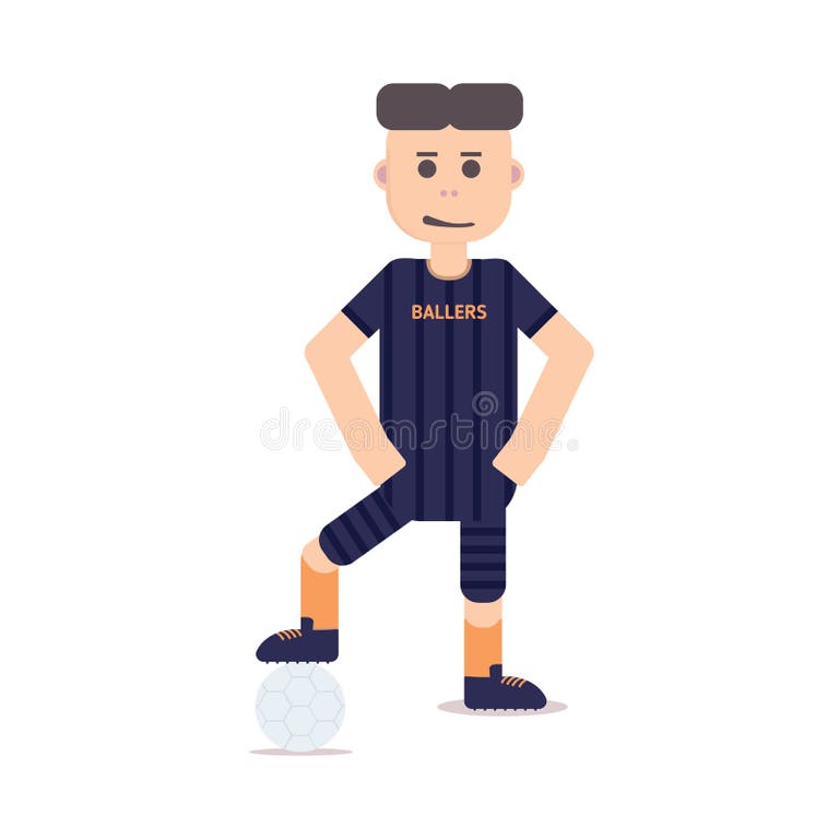 Vector Socker Player. Character for the Game Stock Illustration ...