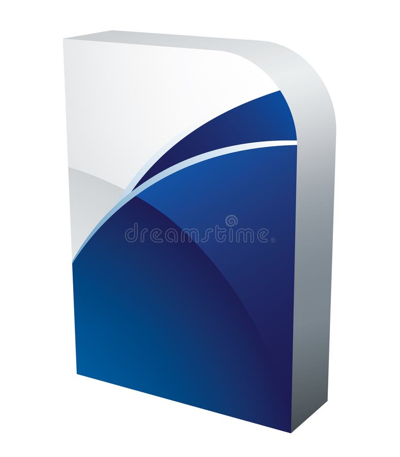 Blank software box stock vector. Illustration of purchase - 6700699
