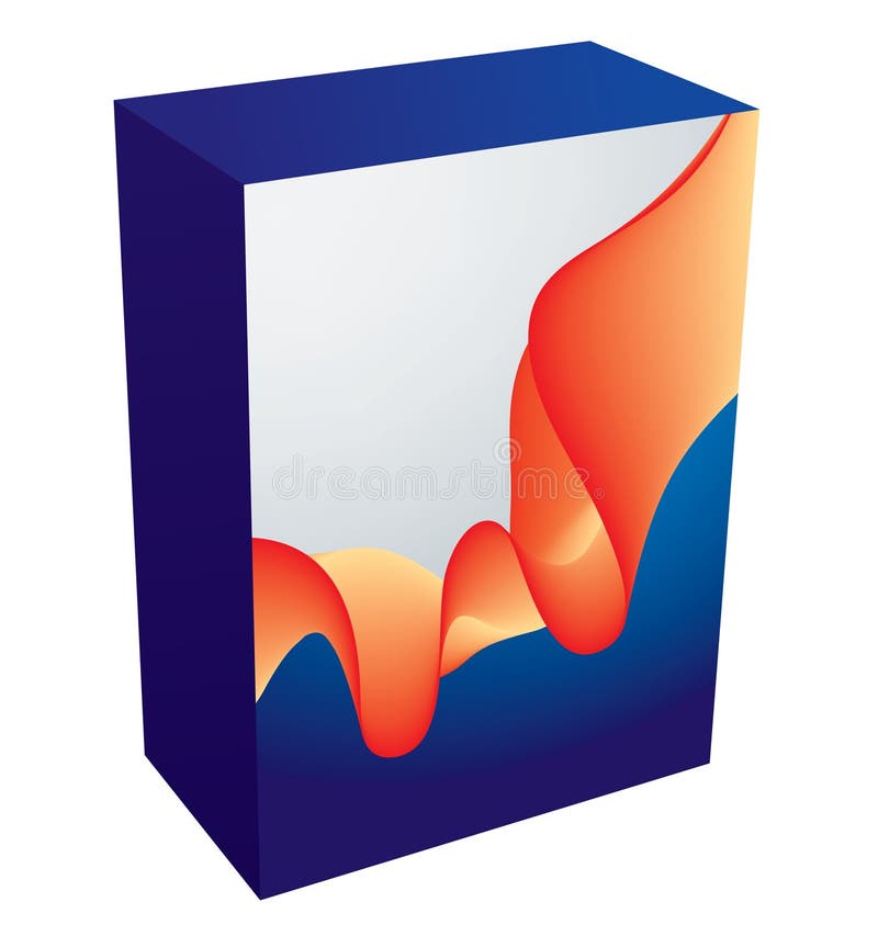 Blank software box stock vector. Illustration of purchase - 6700699