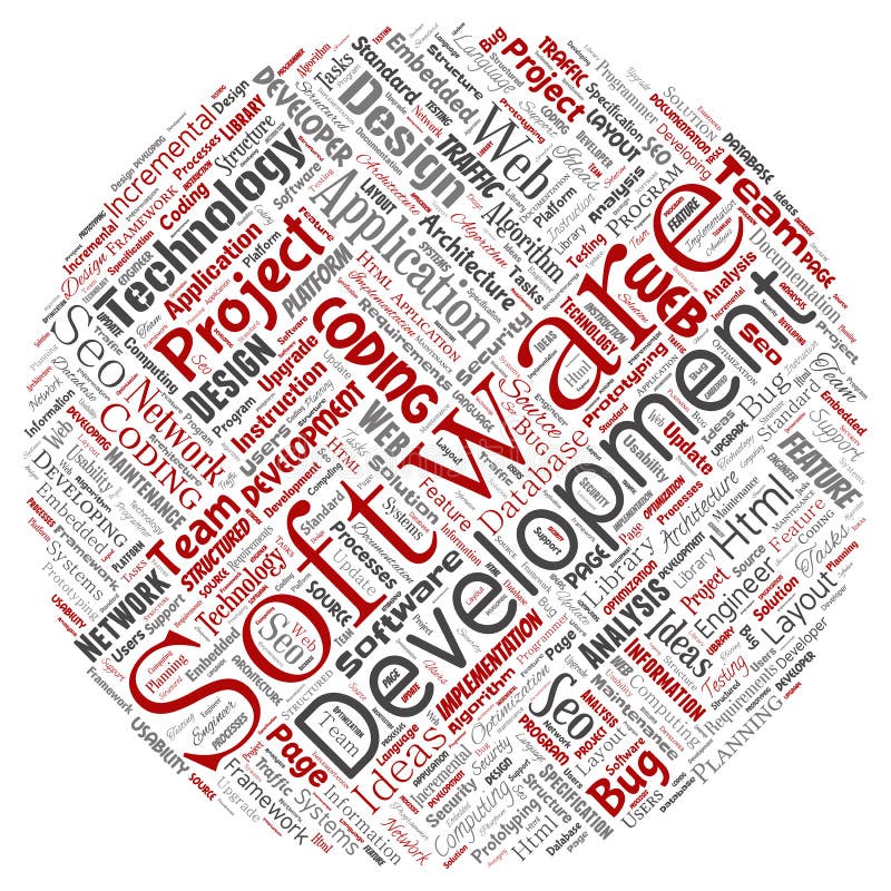 Vector Software Development Project Coding Technology Stock Vector ... Vector Software Development Project Coding Technology Stock Vector ...