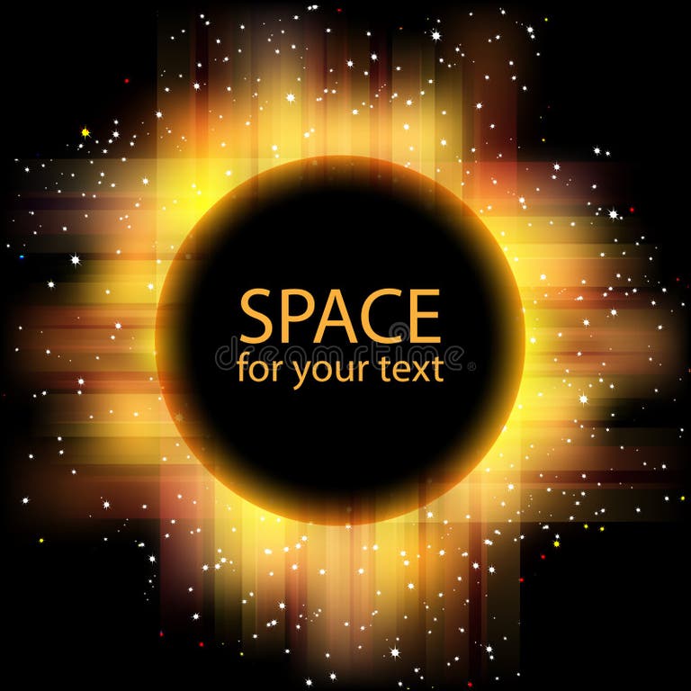 Glowing Solar Eclipse Design Stock Illustrations – 1,354 Glowing Solar ...