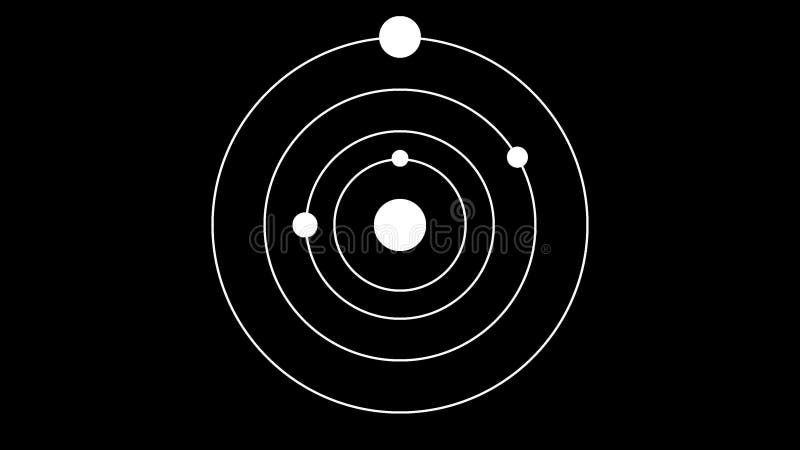 Vector Solar System Loop from Above Stock Footage - Video of icon ...