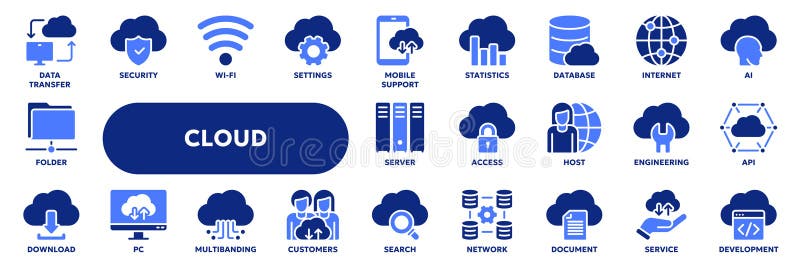 Folder icons. stock vector. Illustration of computer - 20500232