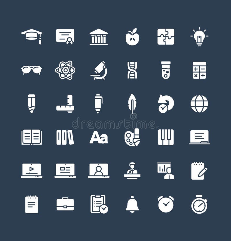 Online Course Symbols Stock Illustrations – 883 Online Course Symbols ...