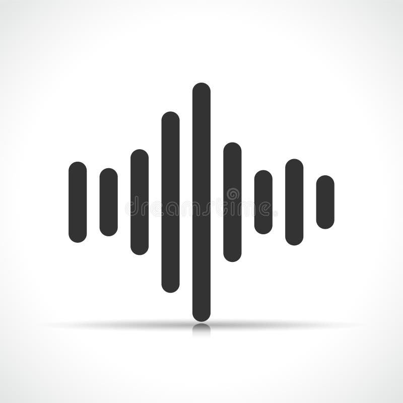 Vector Sound Symbol Icon Isolated Stock Vector - Illustration of icon ...