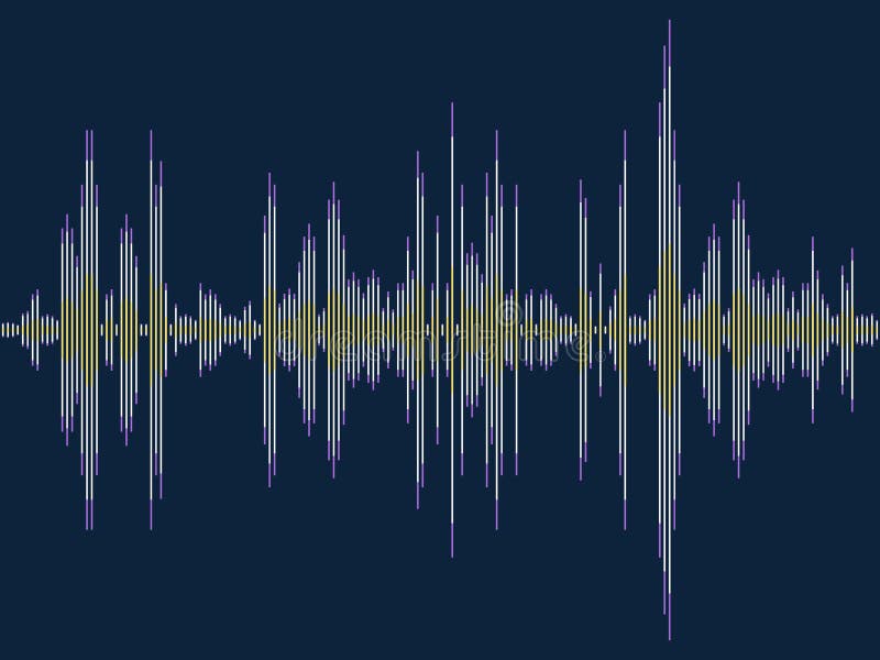 Vector soundwave art stock vector. Illustration of graph - 175079824