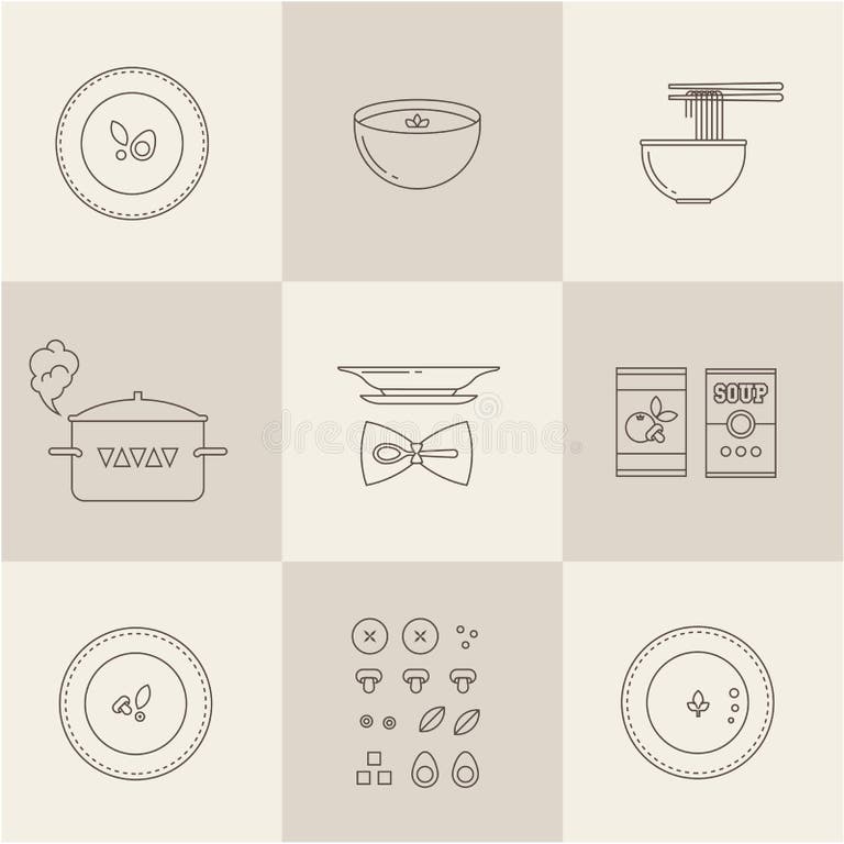 Soup Icon Stock Illustrations – 70,178 Soup Icon Stock Illustrations ...