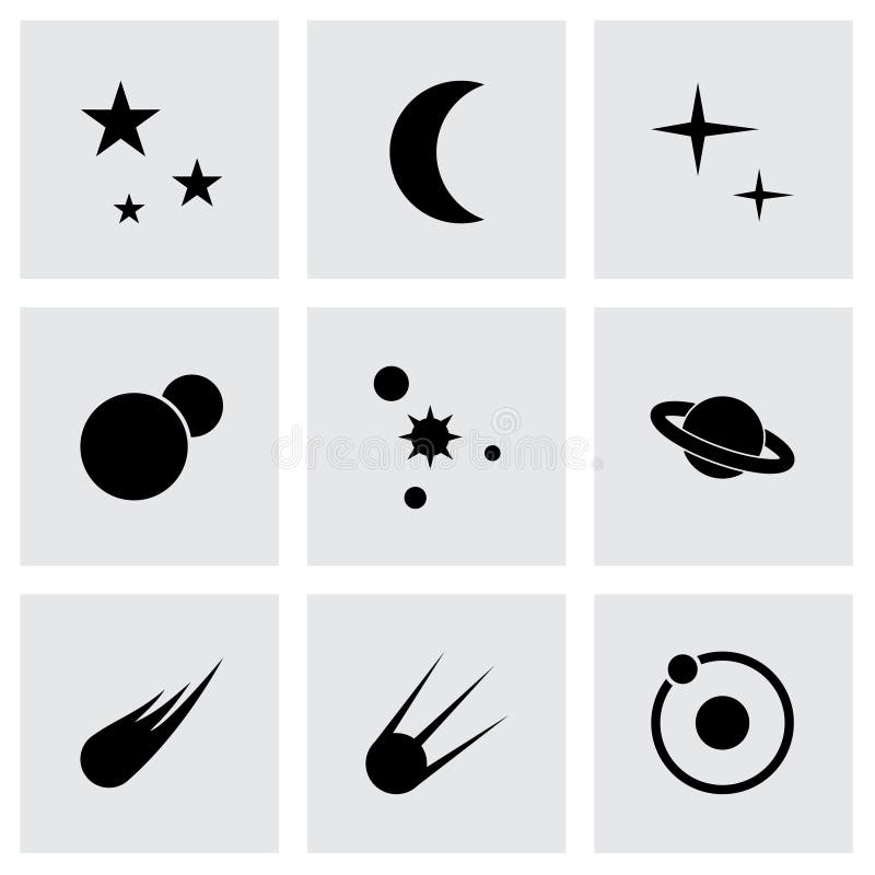 Vector space icon set stock vector. Illustration of element - 52799678