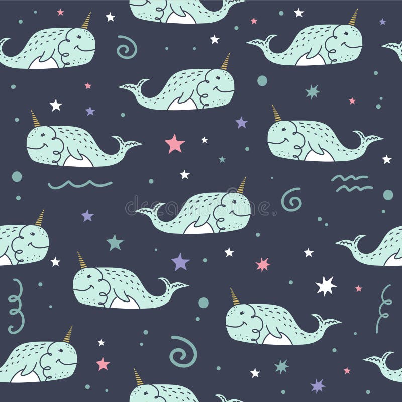 Cute Narwhal Wallpaper