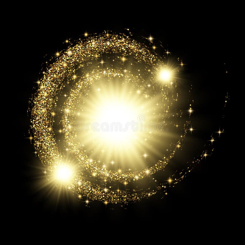 Vector Sparkling Golden Glitter Luxury Decorative Element Stock Vector ... Vector Sparkling Golden Glitter Luxury Decorative Element Stock Vector ...