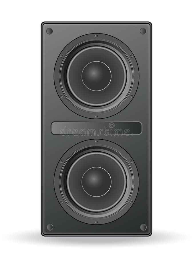 Concert box speakers stock vector. Illustration of bass - 13826435