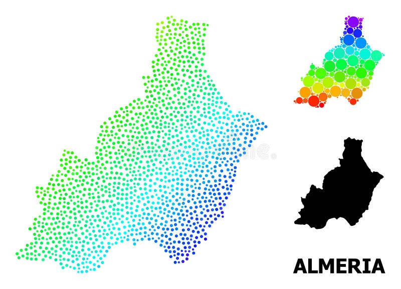 Wire Frame Polygonal Map of Almeria Province with Red Stars Stock ... Wire Frame Polygonal Map of Almeria Province with Red Stars Stock ...