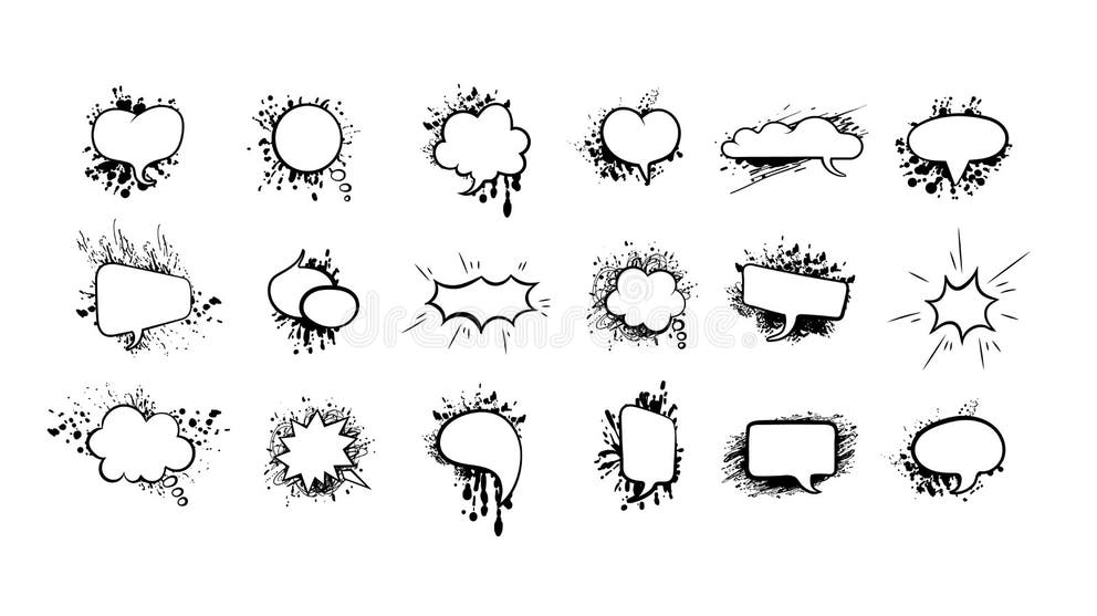 Dialog Icon Splash Paint Stock Illustrations – 147 Dialog Icon Splash ...